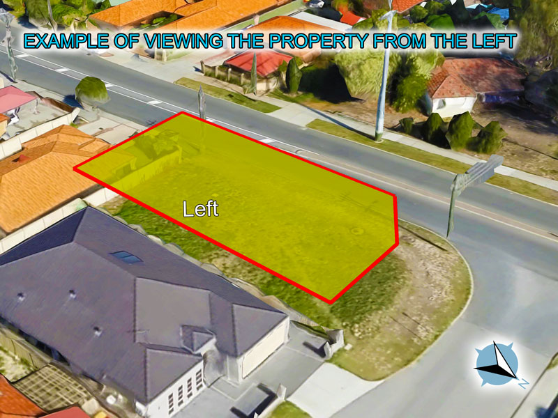 Property Aerial Dimension Overlay | Agent Works A Digital Contents Provider